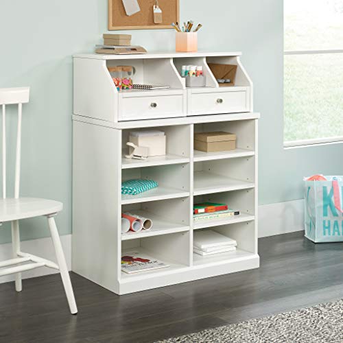 Sauder Craft Pro Series Open Storage Cabinet, White finish