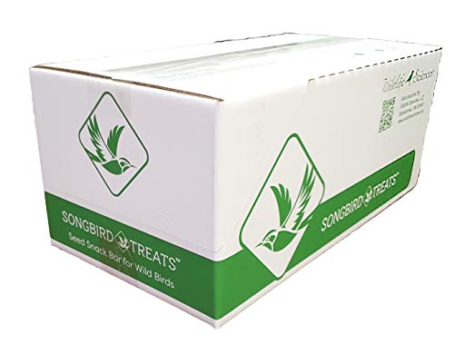 Songbird Treats Seed Bars | 8 Pack of 2 lb Bird Seed Cakes for Wild Birds (Wild Bird Buffet)