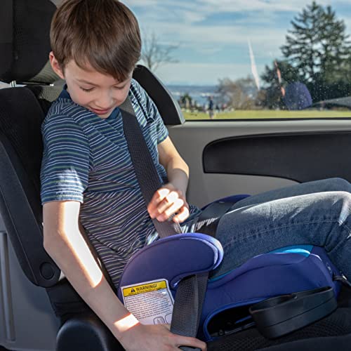 Diono Solana 2 XL 2022, Dual Latch Connectors, Lightweight Backless Belt-Positioning Booster Car Seat, 8 Years 1 Booster Seat, Blue