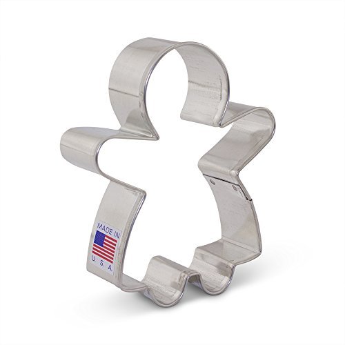 Gingerbread Girl Cookie Cutter 3.75" Made in USA by Ann Clark