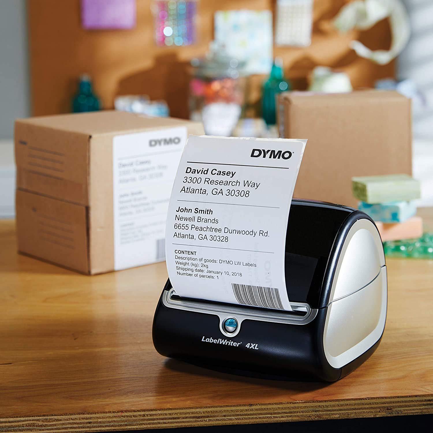 DYMO LabelWriter 4XL Thermal Label Printer (1755120) plus 1 bonus Shipping Roll 1755120