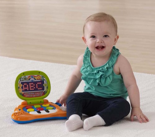 VTech Baby's Light-Up Laptop,Orange