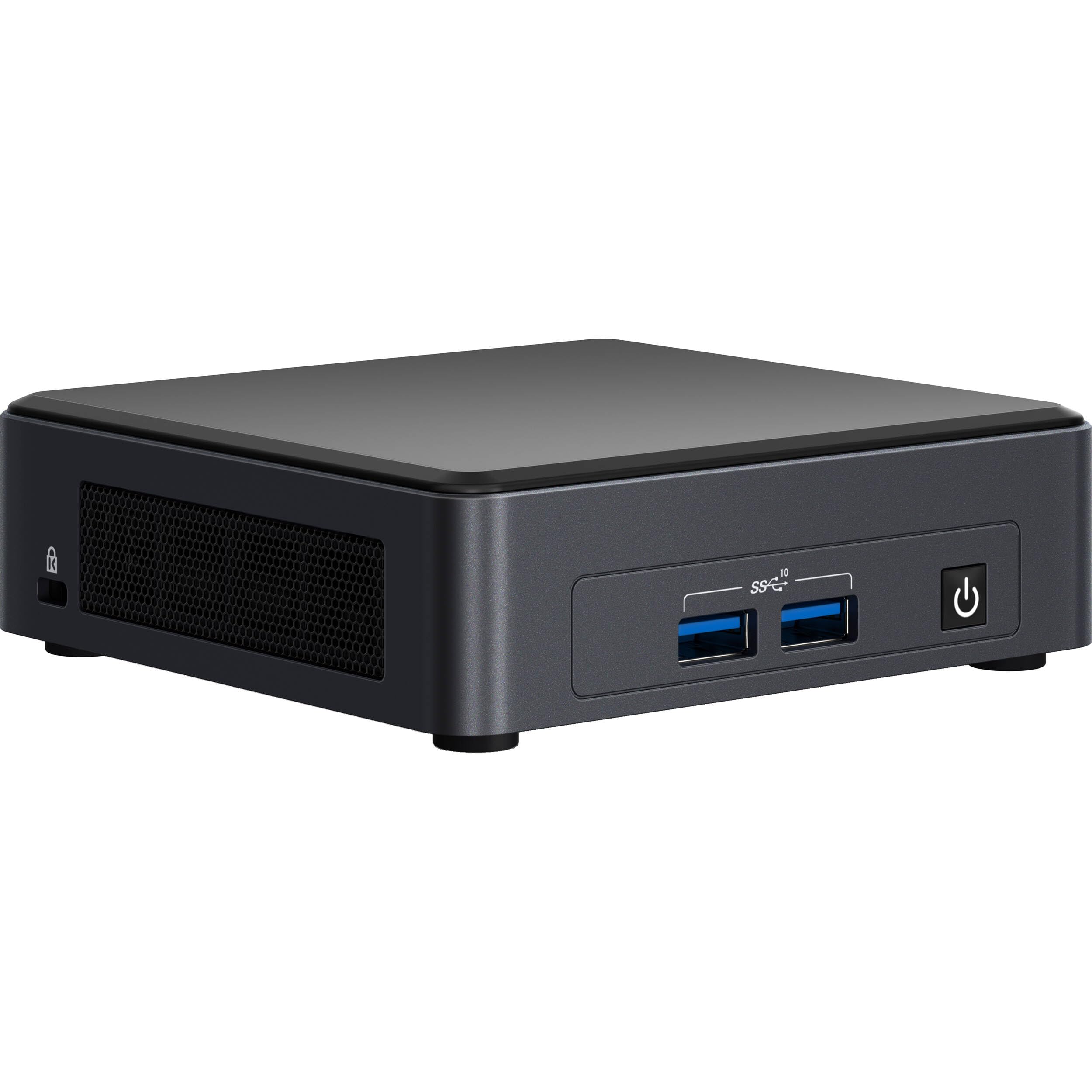 Intel NUC 11 Pro Kit NUC11TNKi5 Mini Desktop PC - 11th Gen Core i5-1135G7 4-Core up to 4.20 GHz CPU, 32GB DDR4 RAM, 512GB PCIe SSD, Iris Xe Graphics, Wi-Fi 6 + Bluetooth 5, Windows 10 Pro