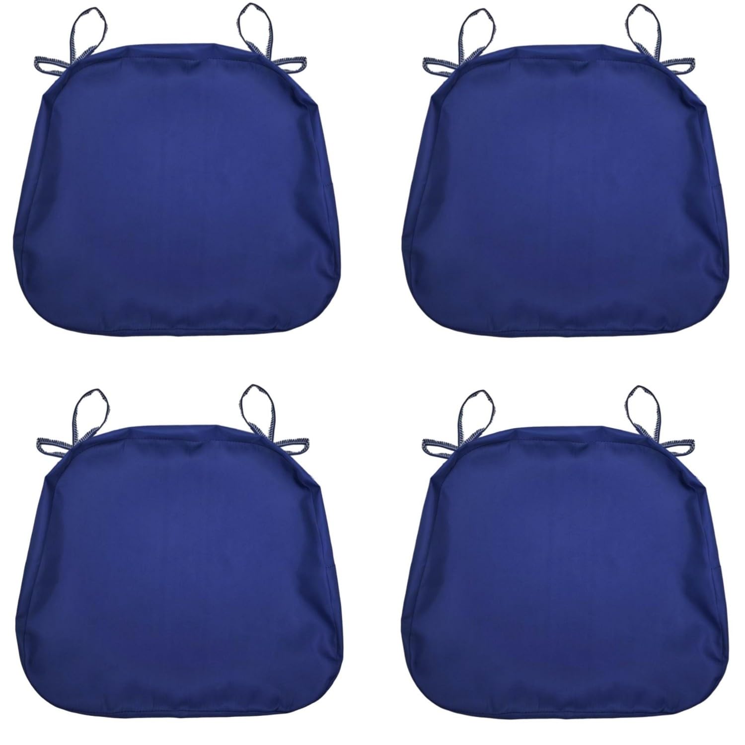 Outdoor Removable Replaceable Waterproof Seat Cushion Covers 17x16x2 Set of 4 for Patio Dining Chairs or Furniture,Non-slip rounded corners on the bottom,3 years anti-fading (Foam Not Included)