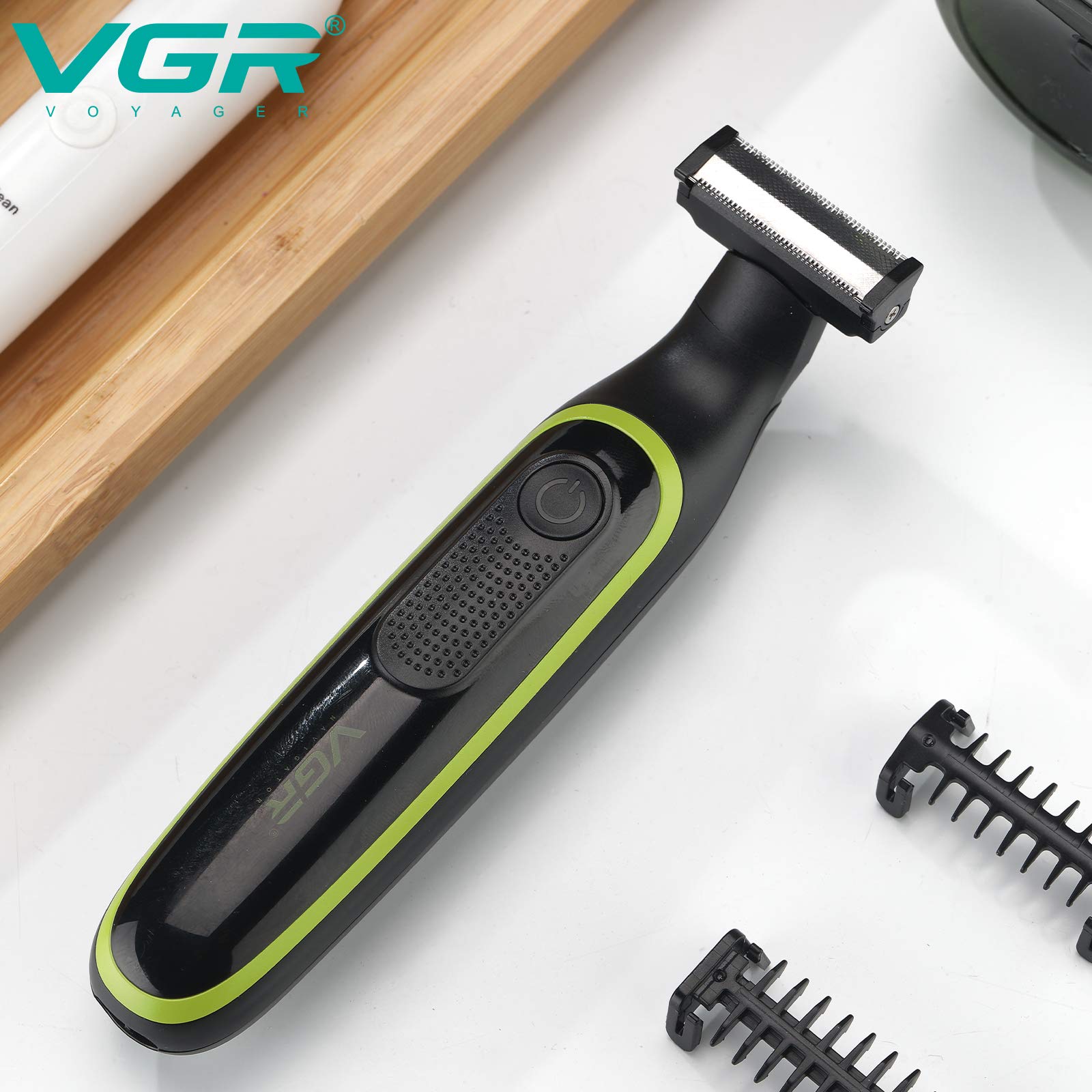 Electric Razor for Men, Beards Trimmer for men face Cordless shavers Kit 500mAh Guide Combs USB Charging Cord IPX5 Waterproof Rechargeable waterproof electric razor…