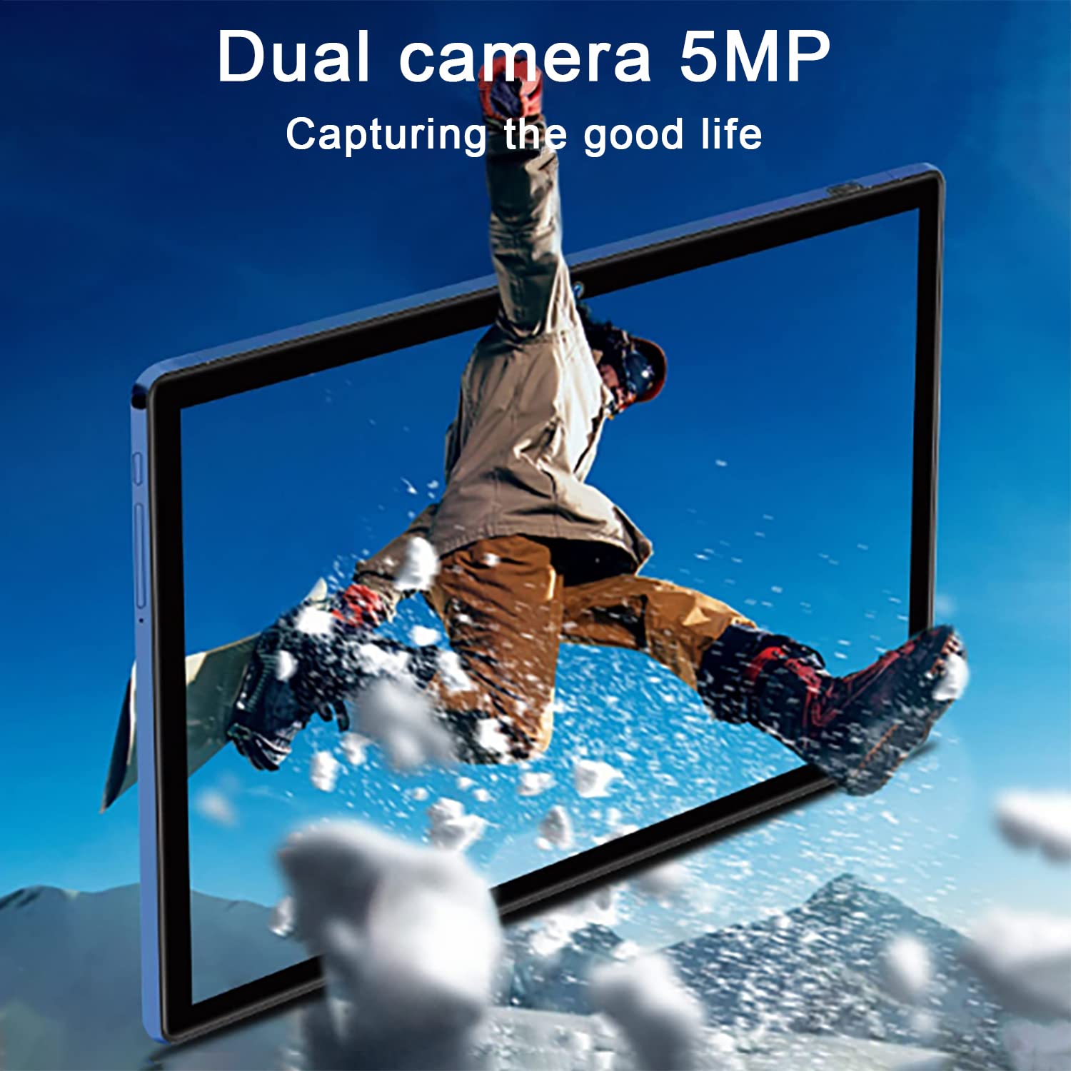 DUODUOGO S9 Tablet, 10.1 Inch Android 11.0 Tablet with 64GB Memory, Octa-Core Processor, 1920x1200 IPS Display, Dual Camera 5MP, 6000mAh Battery, Bluetooth 4.3, WiFi, Blue
