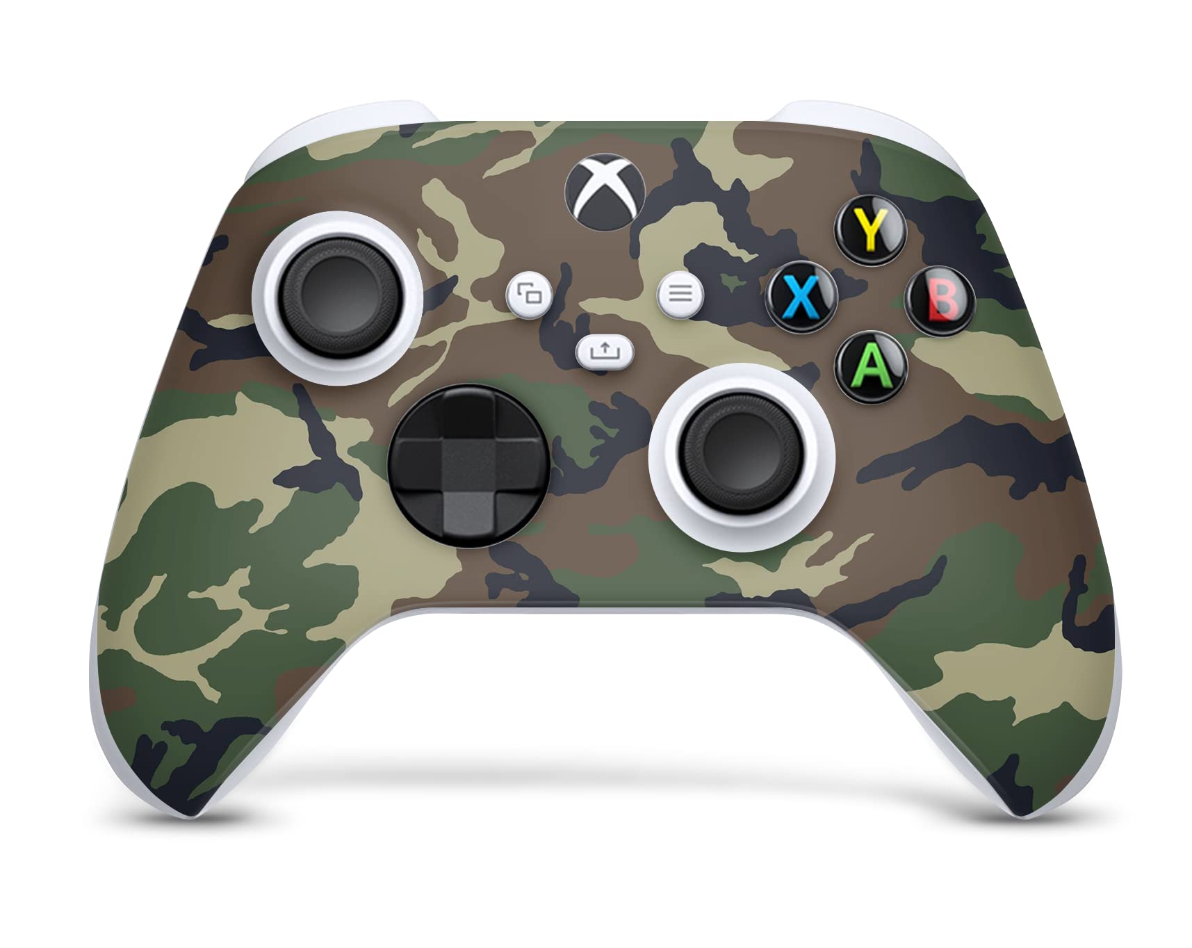GNG Camouflage Skins Compatible with Xbox Series X Console Decal Vinal Sticker + 2 Controller Set