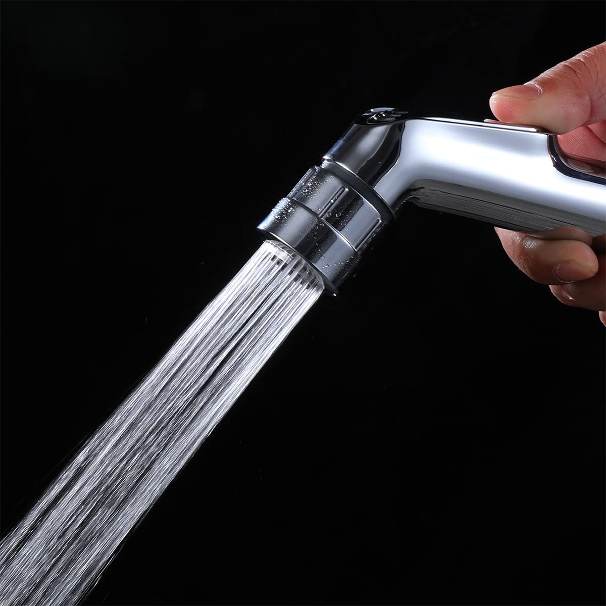 Ownace Bathroom Toilet Bidet Sprayer Set with Hot and Cold Mixing Valve Strong Water Chrome