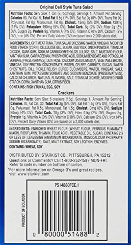 StarKist Ready-to-Eat Tuna Salad Kit, Original Deli Style
