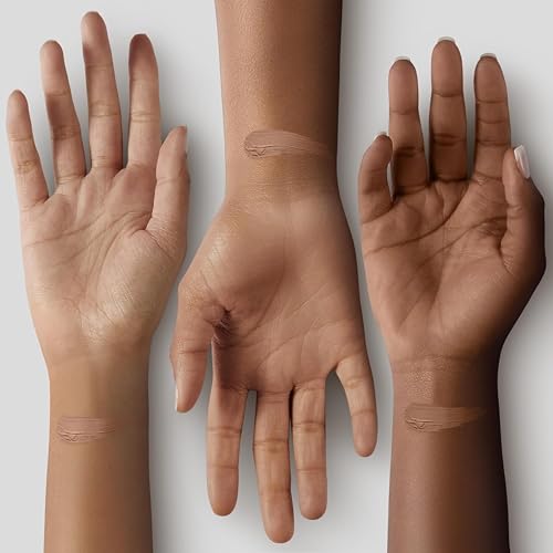 e.l.f. Hydrating Camo Concealer, Lightweight, Full Coverage, Long Lasting, Conceals, Corrects, Covers, Hydrates, Highlights, Medium Peach, Satin Finish, 25 Shades, All-Day Wear, 0.20 Fl Oz