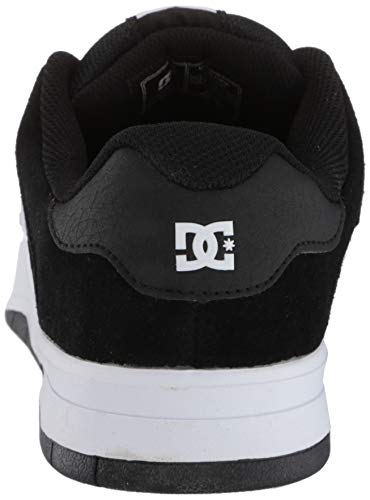 DC Men's Central Casual Low Top Skate Shoe Sneaker, Black/White, 13 D M US