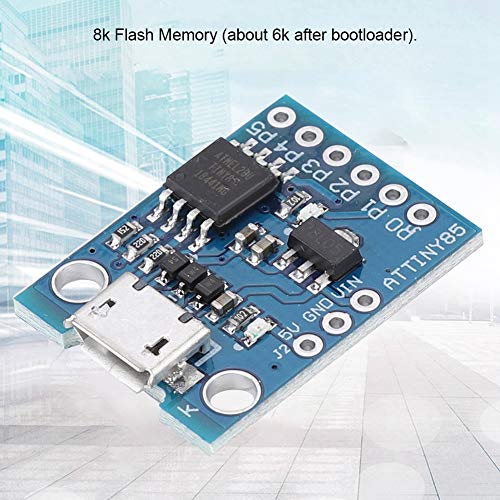 Jeanoko USB Development Board, Development Board Module Good Effect Durable Safe 19B 8k Flash Memory Easy Use for Arduino