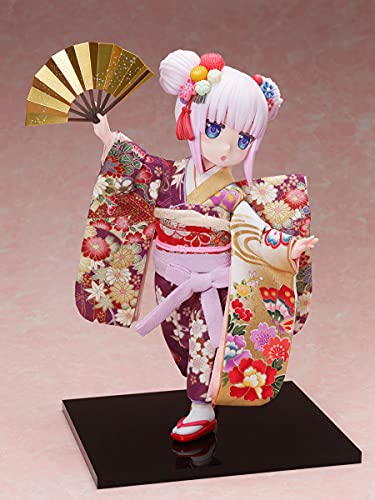 Furyu Miss Kobayashi's Dragon Maid: Kanna (Japanese Doll Ver.) 1:4 Scale PVC Figure,Multicolor