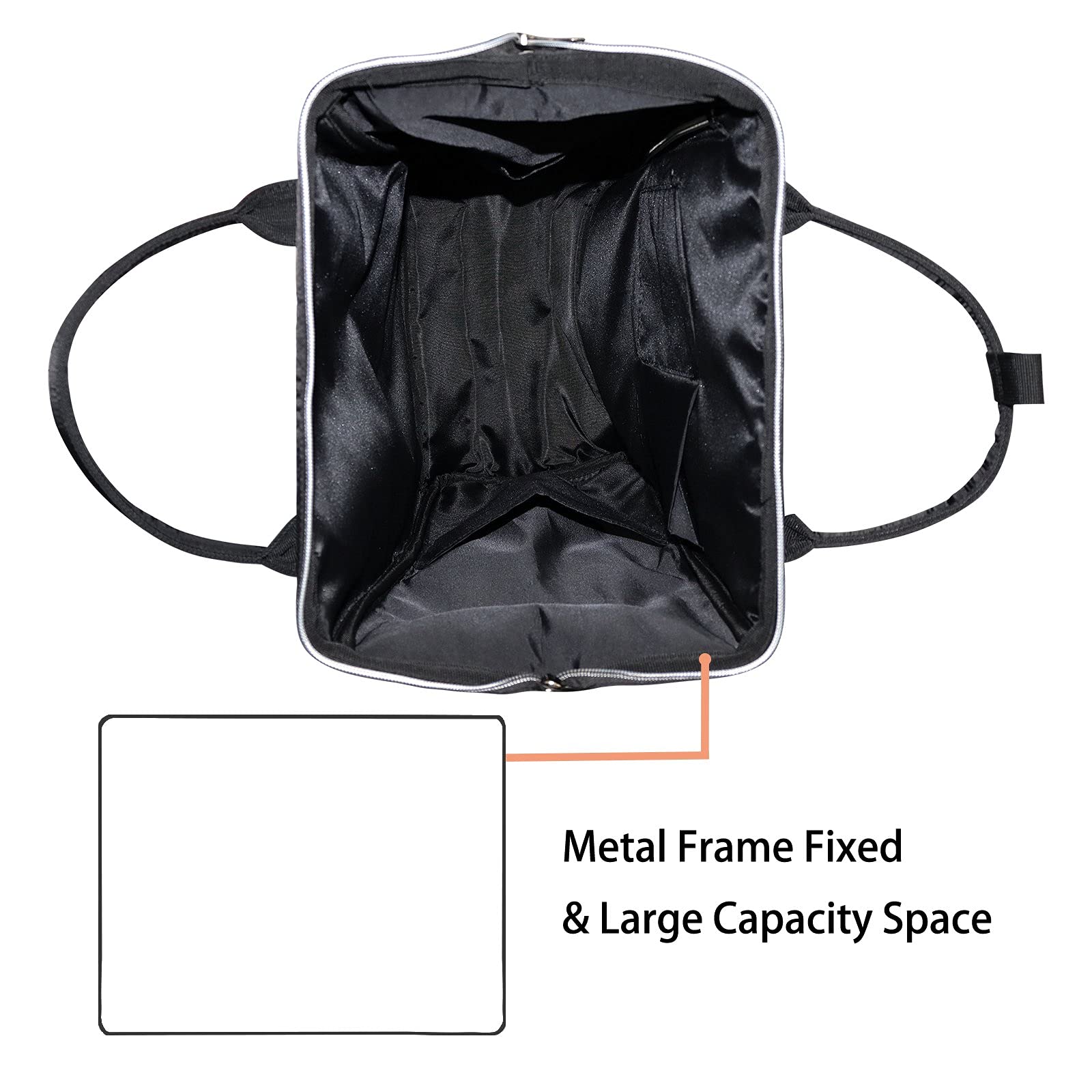 Vantaso Diaper Bag Backpack for Mom Mininalist Boho Rainbow Butterfly,Diaper Bags for Women,Large Capacity Diaper Changing Bag Multifunction Travel Backpack for Men