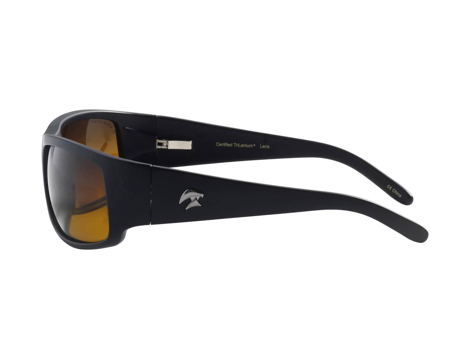 Eagle Eyes Wrap Around Sunglasses - Cozmoz Sports Sunglasses in Black Frame/Gradient Polarized Lens