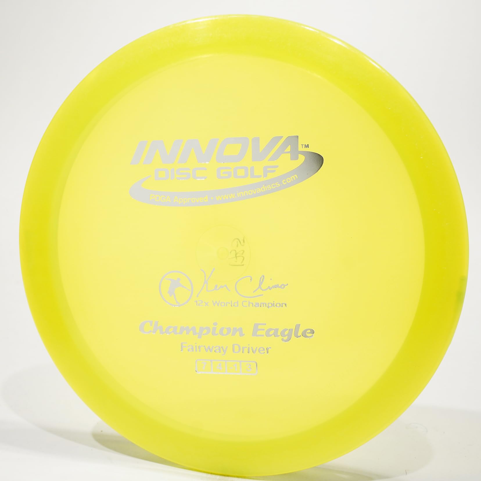 Innova Eagle (Champion) Fairway Driver Golf Disc, Pick Weight/Color [Stamp & Exact Color May Vary] Yellow 173-175 Grams