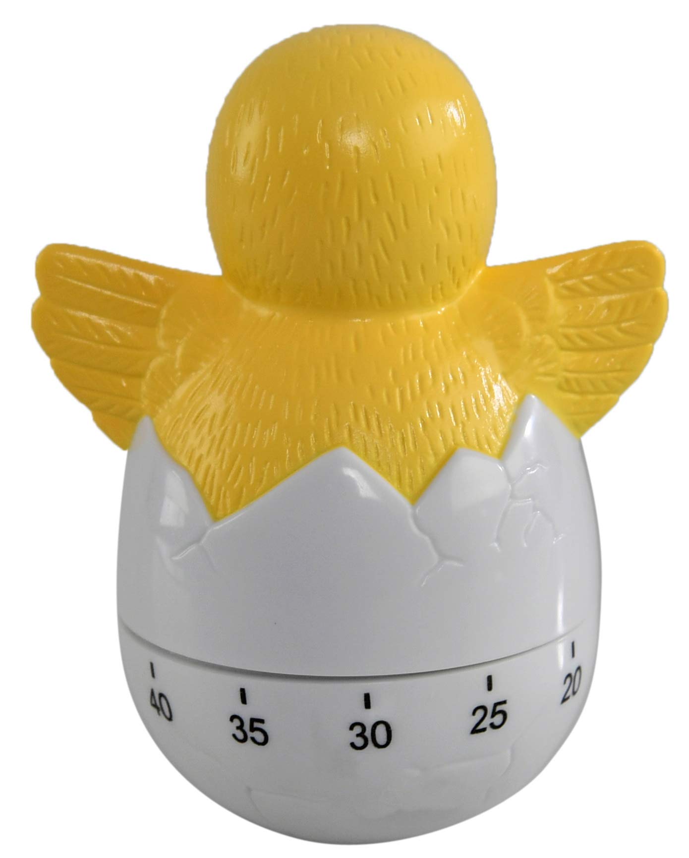 HOME-X Chick Timer, Cute Kitchen Home Decor, Useful Kitchen Gadgets, Animal Timers Mechanical Kitchen Cooking Timer Clock Loud Alarm Counters-Student Timer- 55 Minutes-3 3/4" L x 3"D