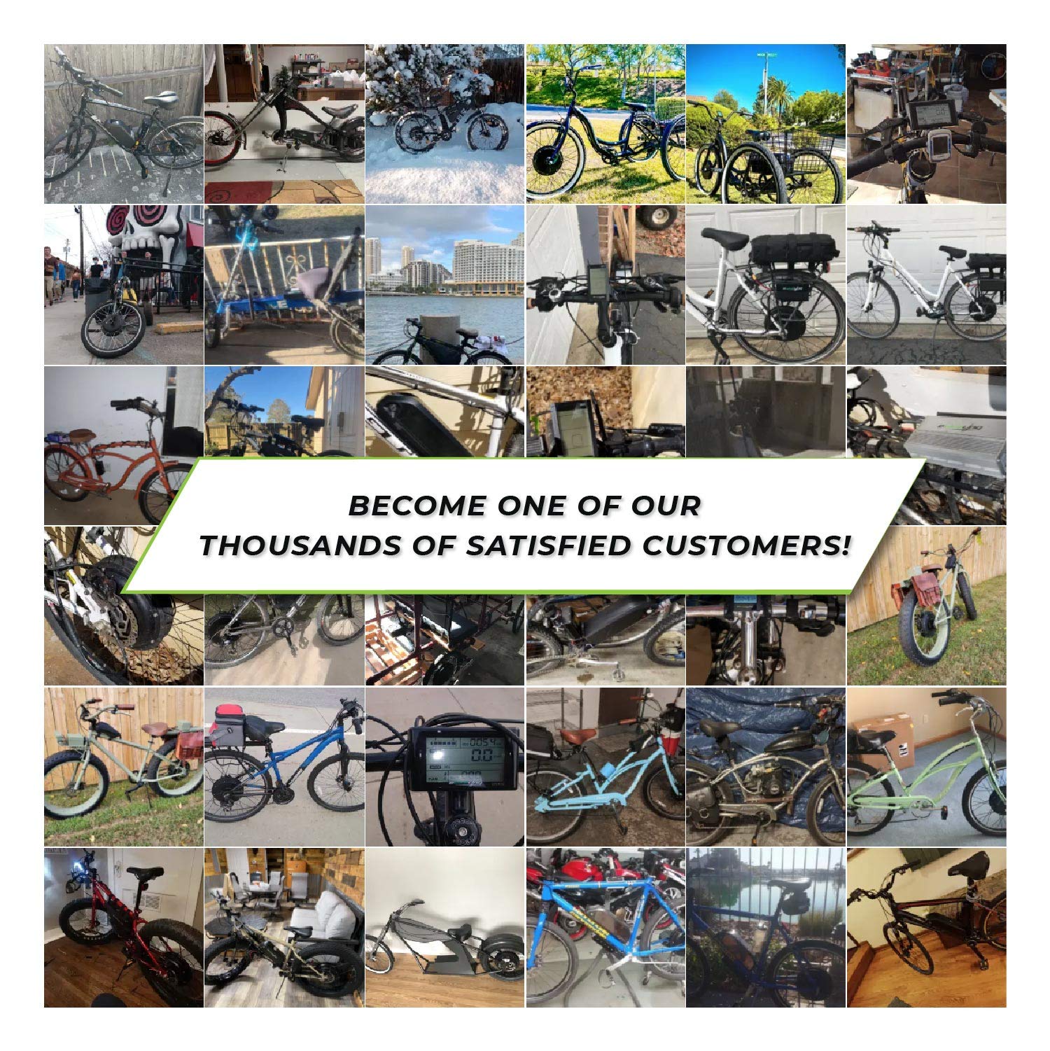 EBIKELING Waterproof Ebike Conversion Kit for Electric Bike 700C Front or Rear Wheel Electric Bicycle Hub Motor Built-in Controller 1500W 1200W 750W 500W Electric Bike Conversion Kit