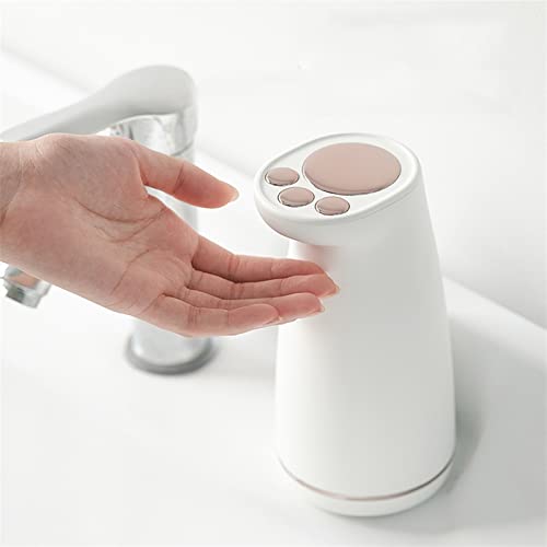FEEGAR Electric Intelligent Soap Dispensor Washing Hand Machine Automatic Induction Foam Soap Dispensers Hand Soap Dispenser (Color : White)