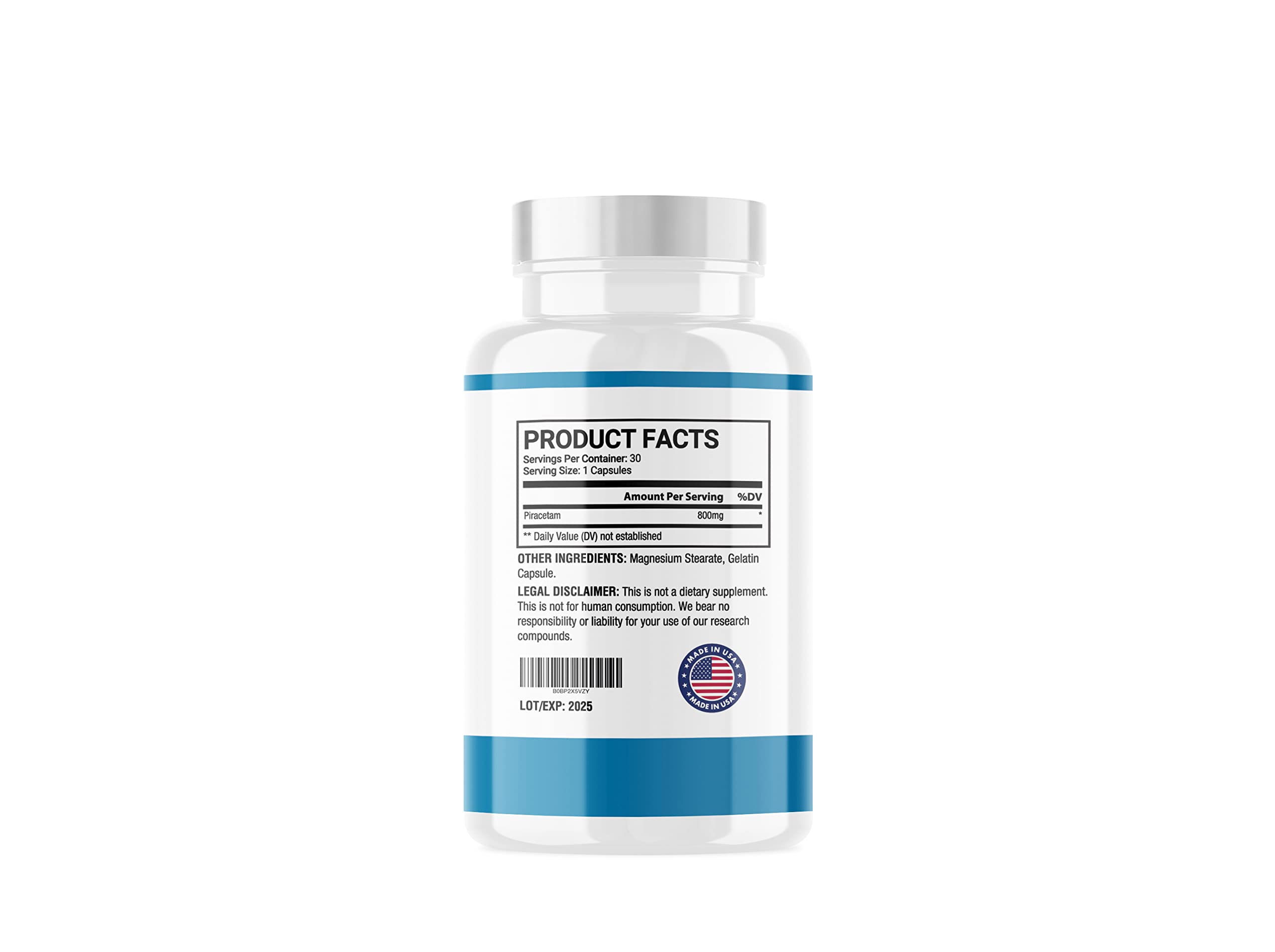 Piracetam Nootropic Research Chemical 24000 mg - Sigma Research