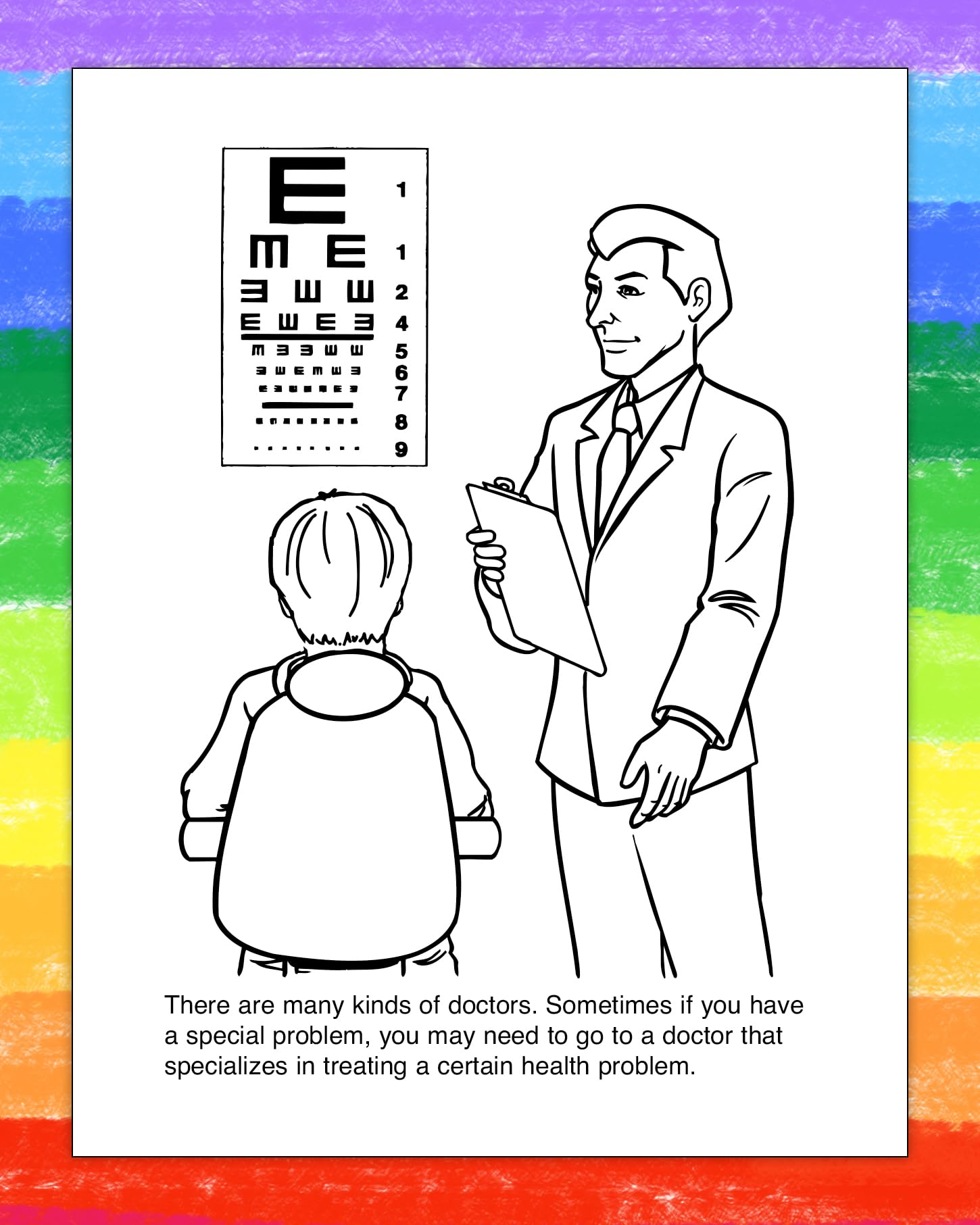 ZOCO - A Trip to The Doctor's Office - Educational Coloring Books (25 Bulk Pack, Without Crayons) - Games, Puzzles, Activities - Pediatrician Gifts for Kids