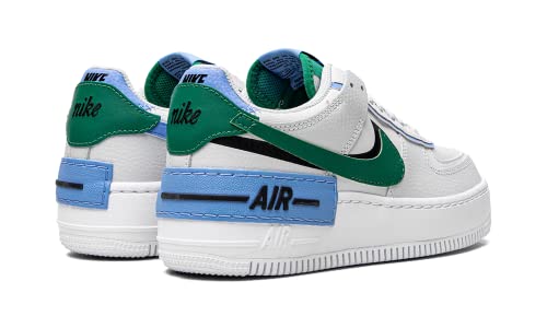 Nike Women's Air Force 1 Shoes, Photon Dust/Malachite-black, 7