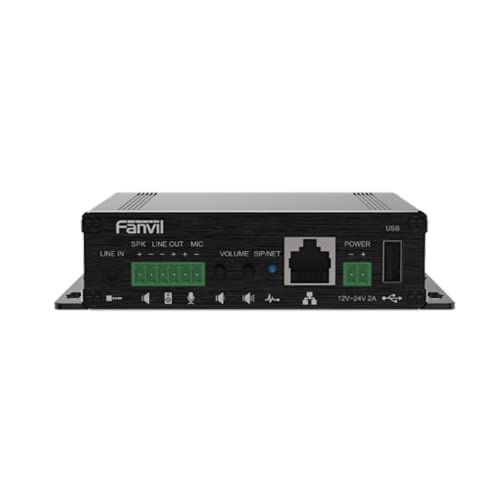 Fanvil PA2 SIP PA Paging, amplificatore Audio, Management Videocamera