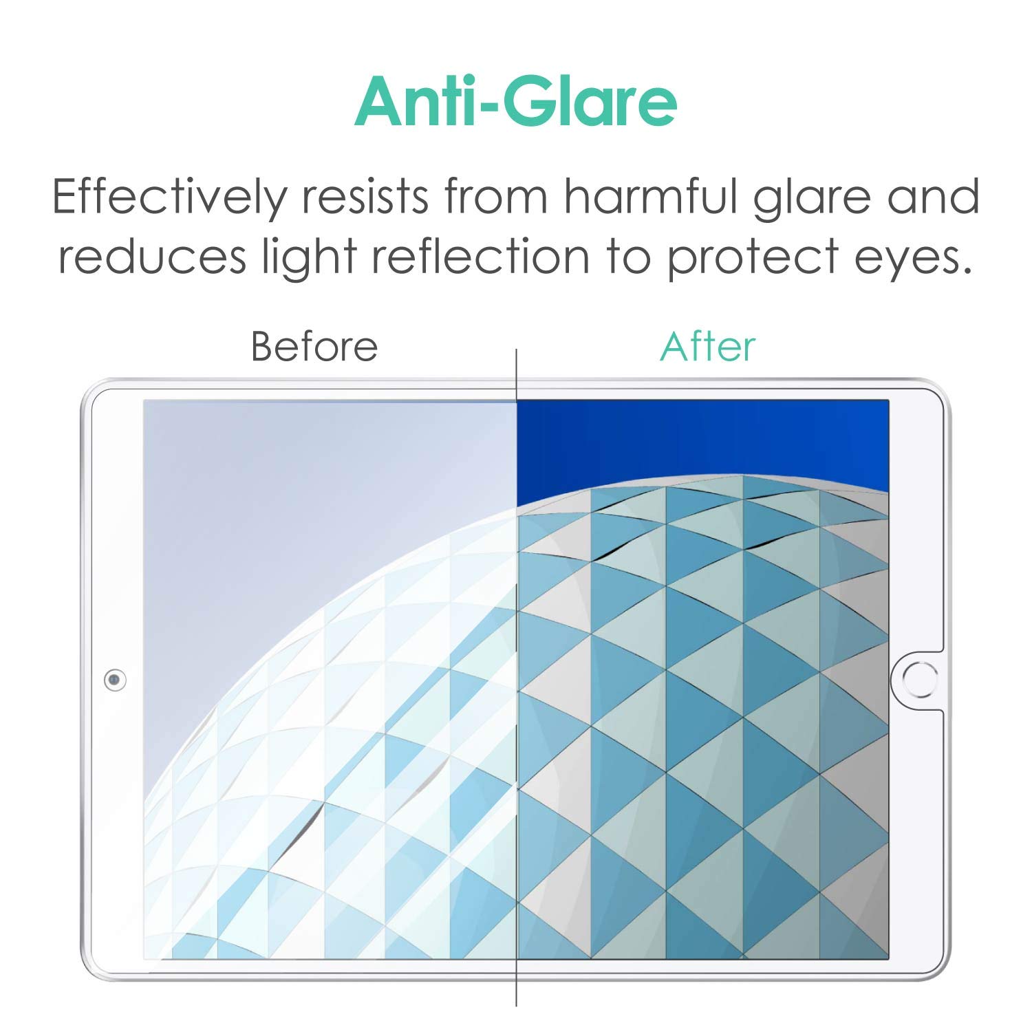 ELECOM Pencil-Feel Screen Protector Compatible with iPad Air 3 (10.5inch 2019), iPad Pro 10.5 (2017), Designed for Writing, Anti-Glare Scratch-Resistant,Japan-Made *Resistance 80*(TB-A19MFLAPNS)