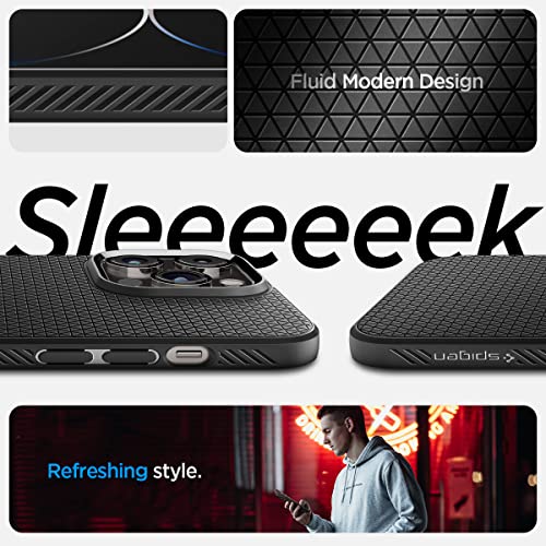 Spigen Liquid Air Armor Designed for iPhone 14 Pro Max Case (2022) - Matte Black