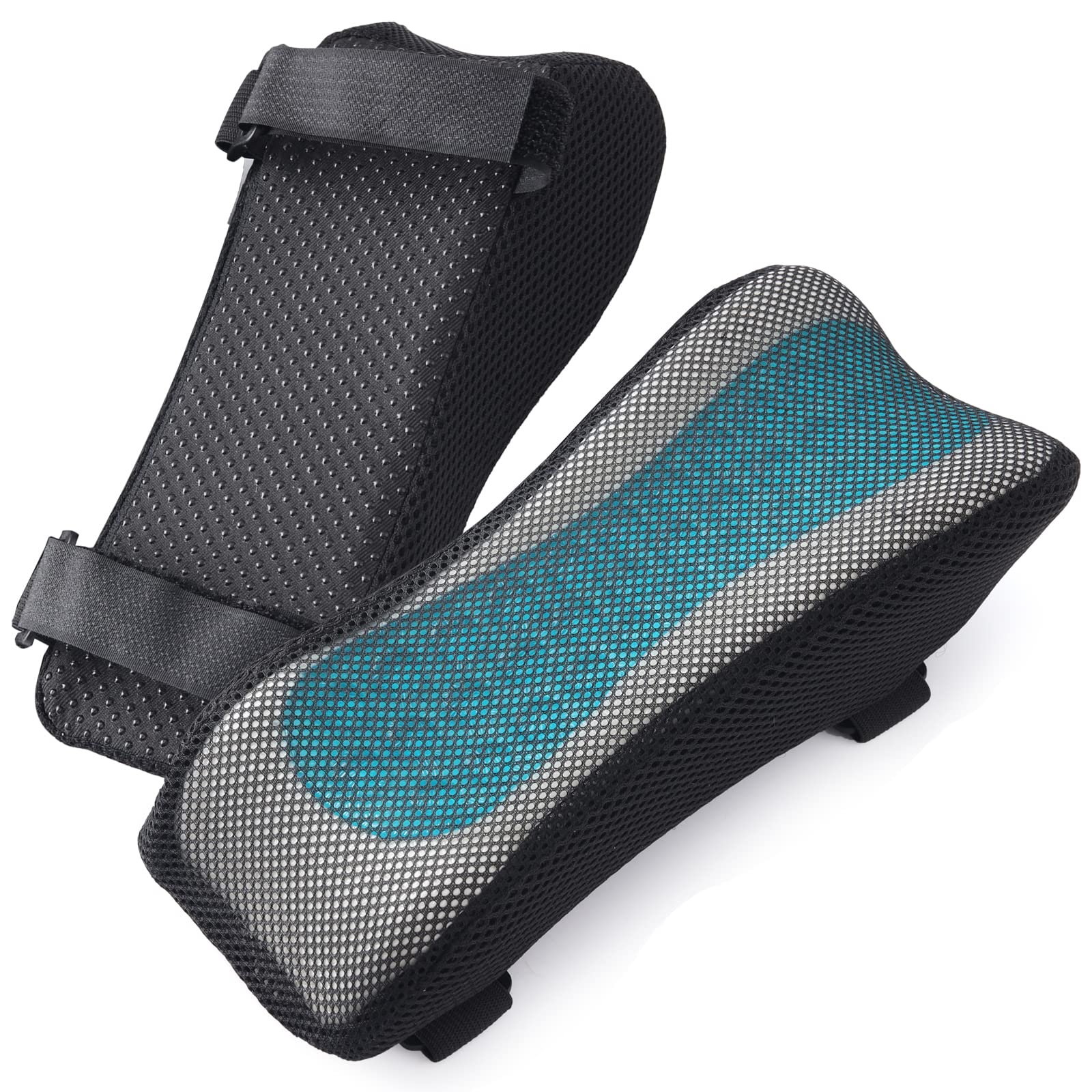 Fuloon Ergonomic Office Chair Armrest Cushion, Elbow Pillow with Cooling Gel for Elbow and Forearm Pressure Relief for Computer Chairs, Gaming Chairs, Office Chairs and Wheelchairs