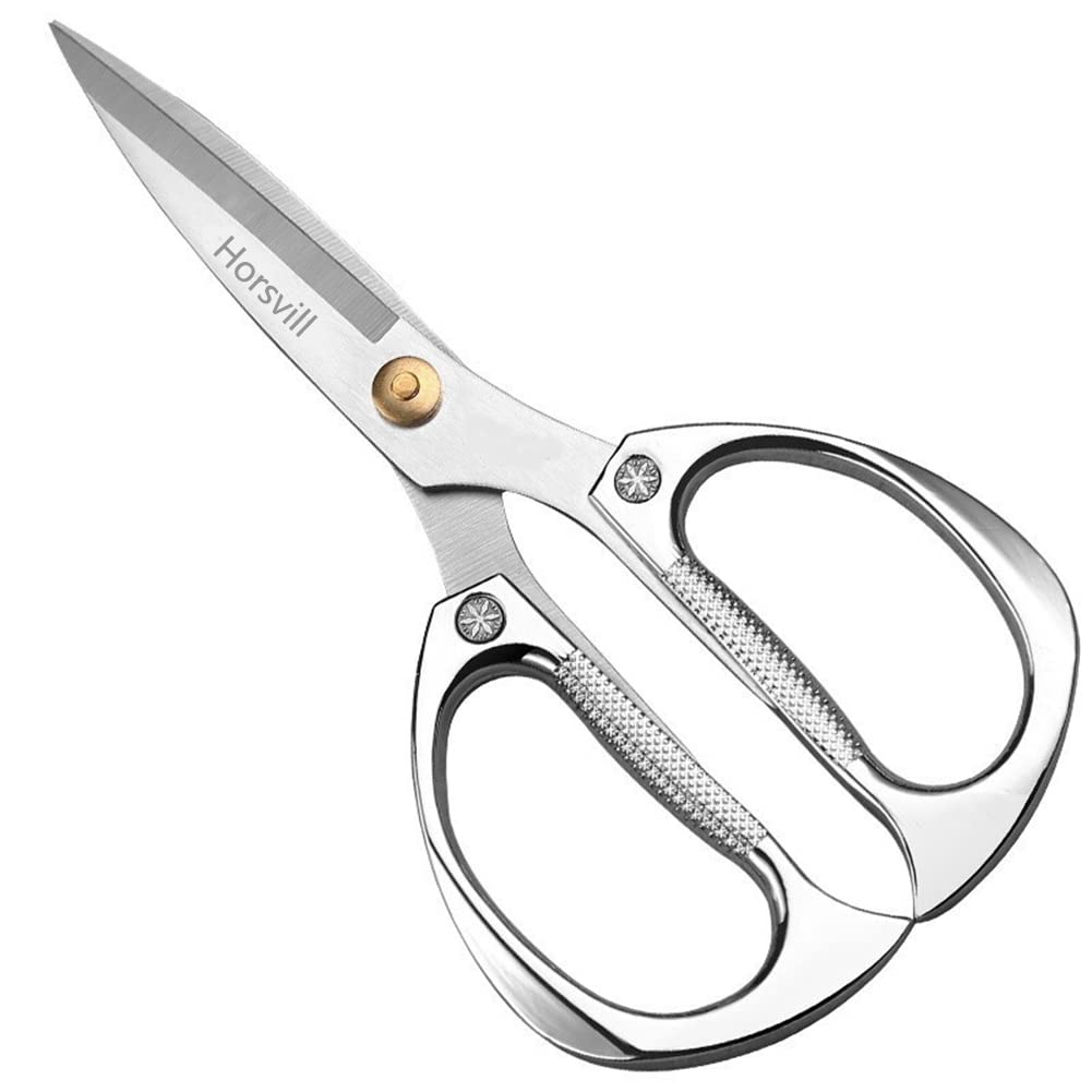 Horsvill Indoor Plant Shears Garden Scissors, Houseplant Shears Made of Japan SK5 Stainless Steel, Flowers Herbs and Plant Cutters, Clippers, Trimmers, Loppers, Bonsai Potted Plant Pruning Scissors