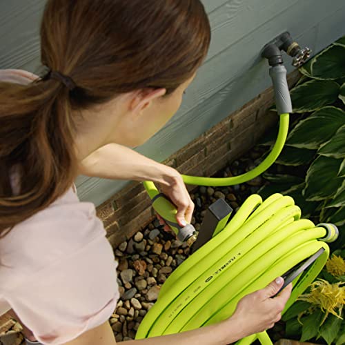 Flexzilla Garden Hose with SwivelGrip, 5/8 in. x 100 ft., Heavy Duty, Lightweight, Drinking Water Safe, ZillaGreen - HFZG5100YWS-E