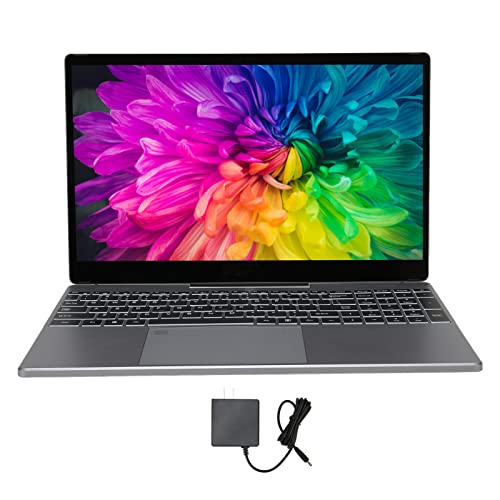 fannay Office Laptop, Tablet Laptop 15.6in Touch Screen RGB Backlit 4096 Pressure for Travel (US Plug 512GB)