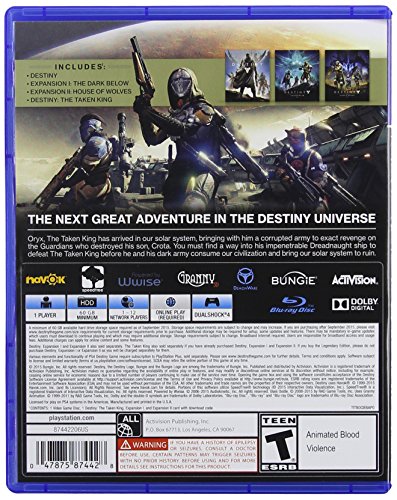 Destiny: The Taken King - Legendary Edition - PlayStation 4