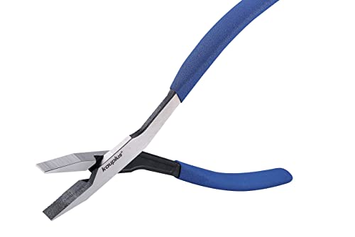 Kauplus 8-inch Duck Bill Flat Nose Pliers 8” Flat Nose Long Reach Plier