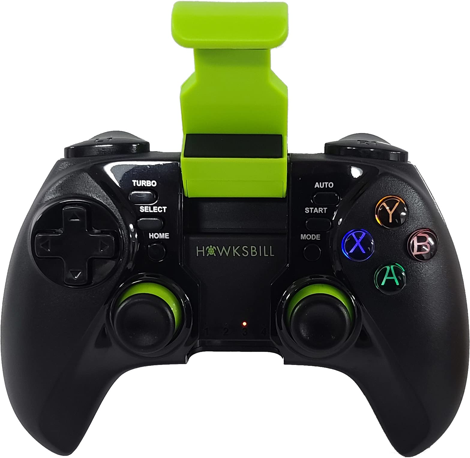 Hawksbill Wireless Gamepad Controller for iOS iPhone & Android - Bluetooth with L3 + R3 Buttons, Long Battery Life, Improved 8 Way D-Pad, Dual Vibration, MFI Compatible Games
