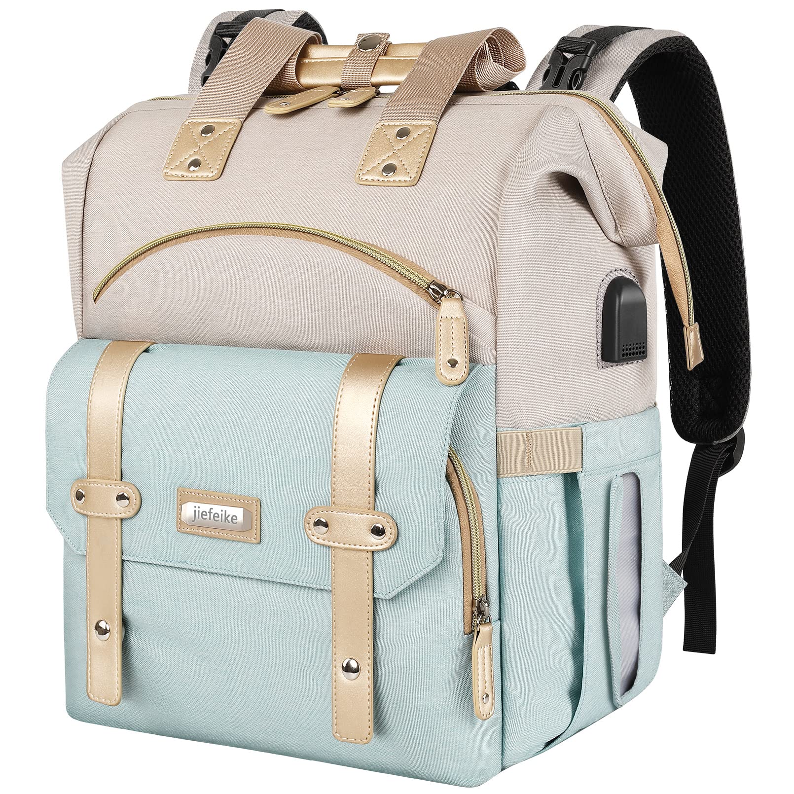 Jiefeike Diaper Bag Backpack