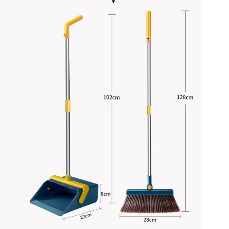 LYSLDH Broom and dustpan Set Foldable Extendable Broom Suit Multifunction Household