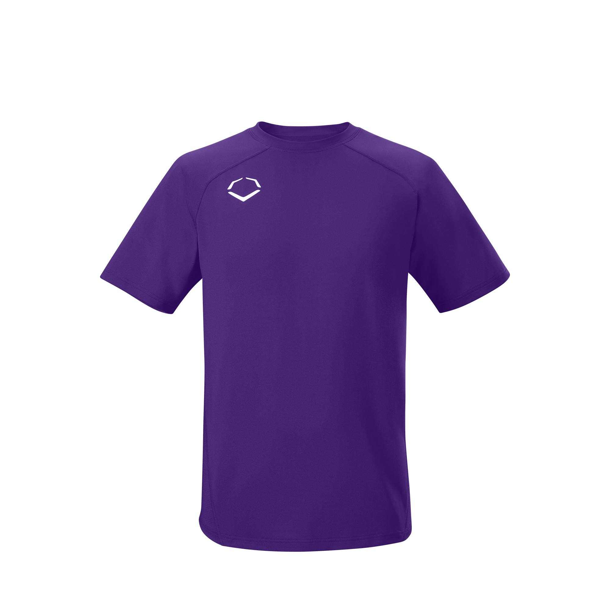EvoShield Youth Pro Team Training Tee, Purple - Medium