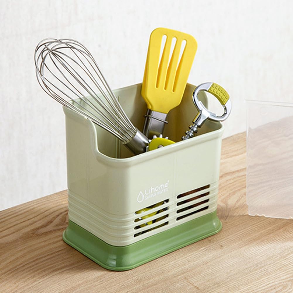 emlovosy Cutlery Organizer-Strong Construction Scratch-resistant High Durability Utensil Drawer Storage Tray for Kitchen Blue 4Grid