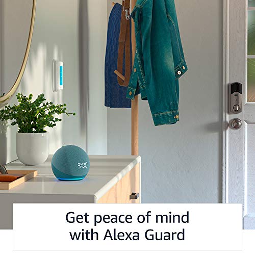 Echo Dot (4th Gen) with clock + Amazon Smart Plug | Twilight Blue