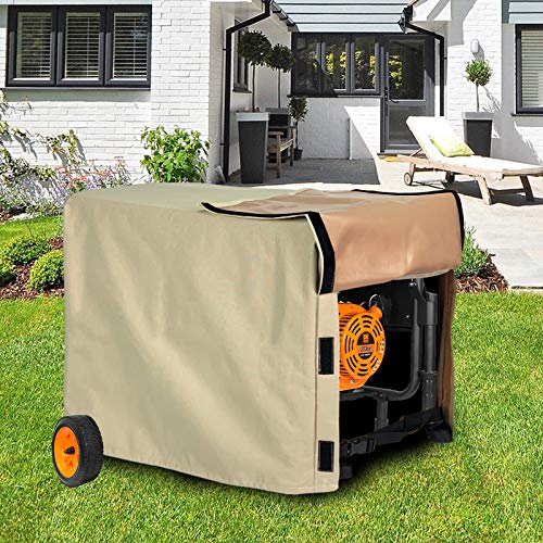 Jorohiker Generator Cover Waterproof 32 x 24 x 24 inch, Heavy Duty Thicken 600D Polyester Universal Generator Cover for Portable Generators 5000-10000 Watt