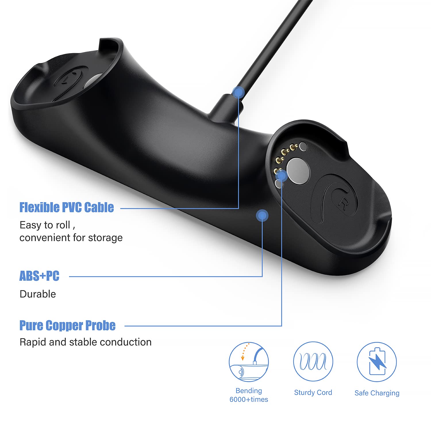 TUSITA Magnetic Charger Charging Base Compatible with Bose Sport Open Earbuds - 1M