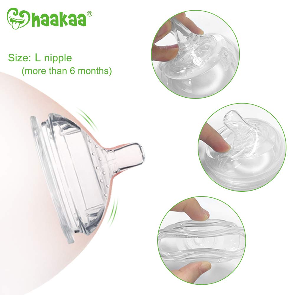 haakaa Manual Breastpump Breast Milk Saver Gen 3 Multi-Functional Breastfeeding Set 8oz/250ml