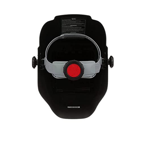 Jackson Safety Welding Helmet, Lightweight, Durable, Flexible, Fixed Shade W10 HLX Protective Welder Face Mask with Black Shell for Men and Women, Heavy Metal Graphic, 20508