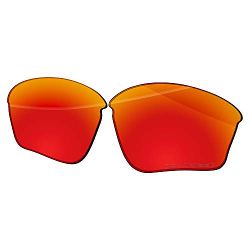 Ensky Replacement Lenses for Oakley Half Jacket 2.0 XL OO9154 Sunglasses - Scarlet Red