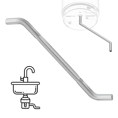 Garbage Disposal Wrench, Garbage Disposal Allen Wrench Tool Compatible with InSinkErator Garbage Disposal Used To Un-Jam/Food Garbage Disposal, Garbage Disposal Repair, Silver