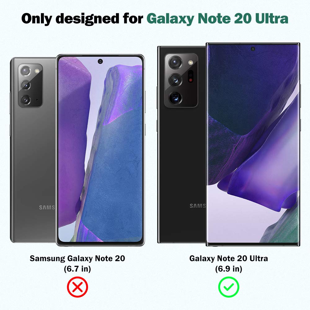EGV [4 Pack] Compatible for Note 20 Ultra 6.9 inch, 2 Pack Soft TPU Screen Protector and 2 Pack Camera Lens Protector[Case Friendly][Bubble Free][Support Ultrasonic Fingerprint]