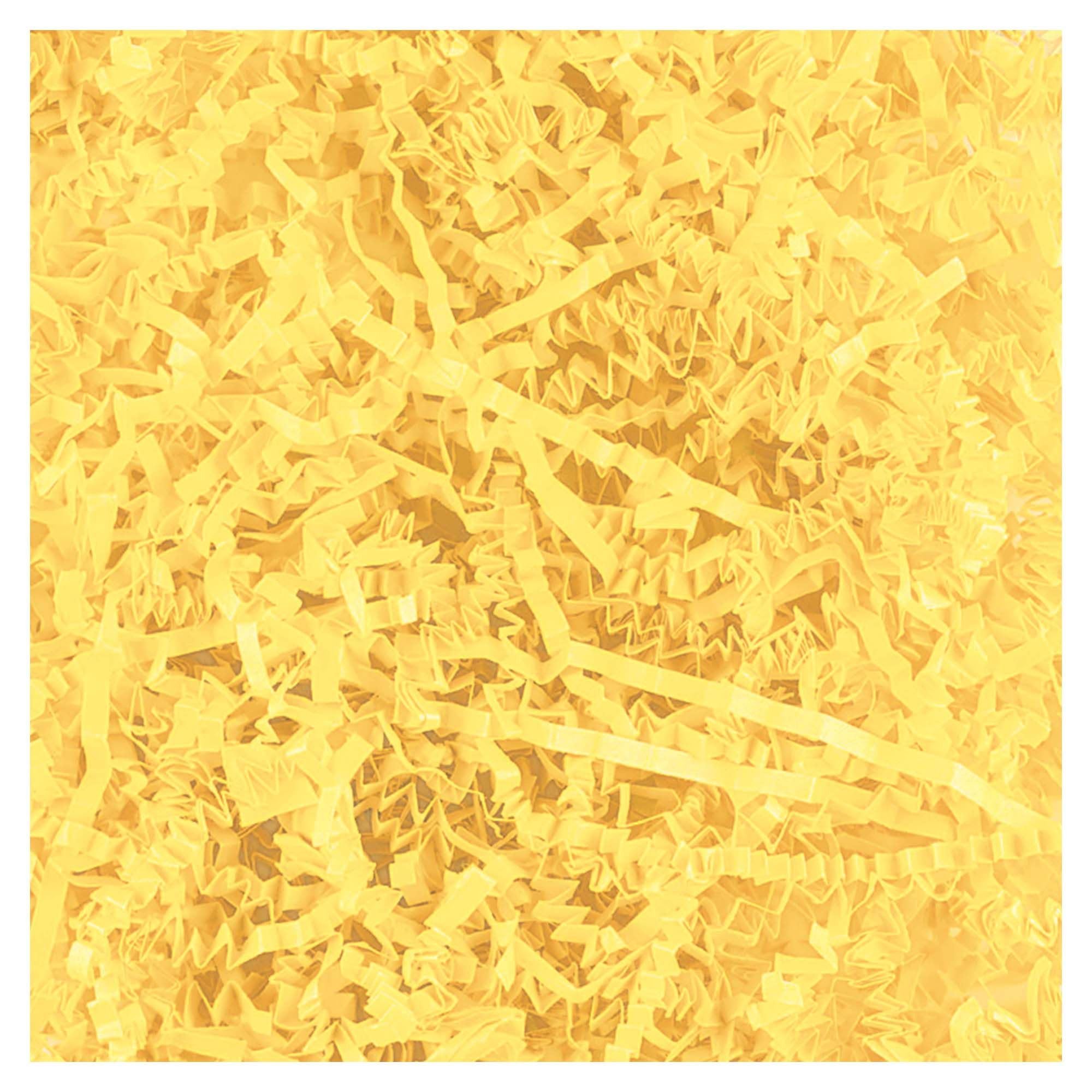 Vibrant Yellow Paper Shreds - 2oz., 1 Pack - Perfect for Gift Packaging, Decorations and Craft Projects
