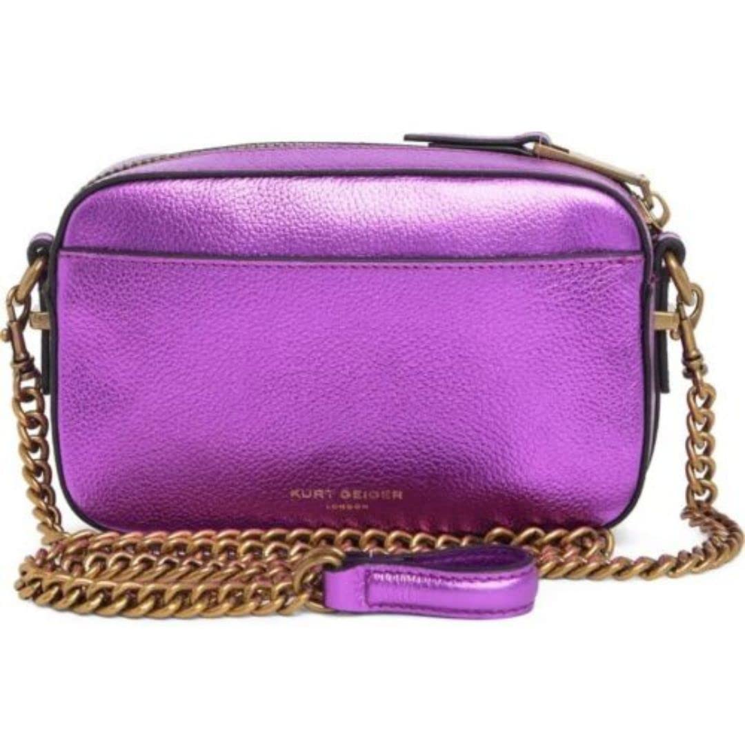 Kurt Geiger Women's Kensington Small Rainbow Beaded Camera Bag Crossbody